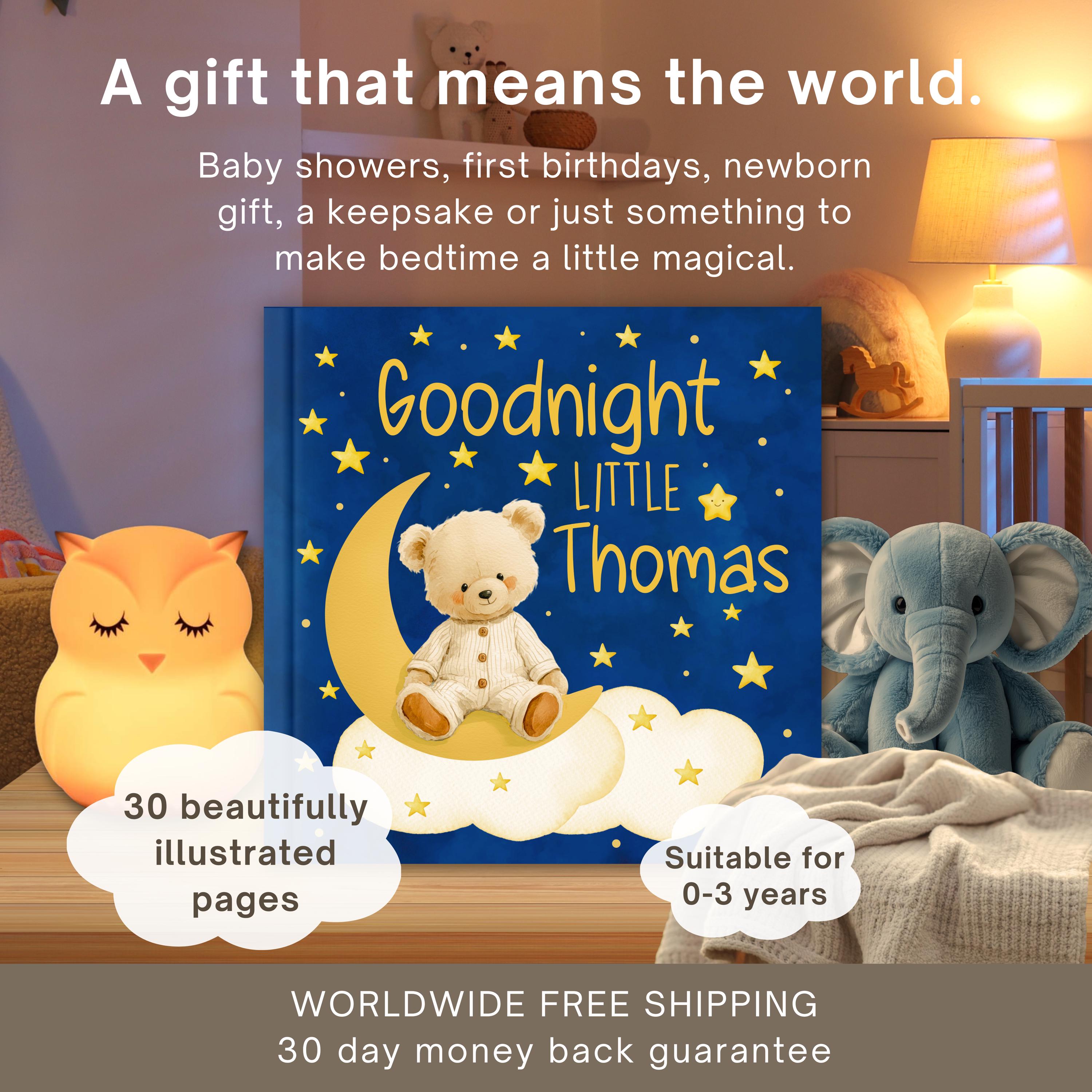 Personalised Baby Book, Bedtime Book for Children, Babies, Personalised ...