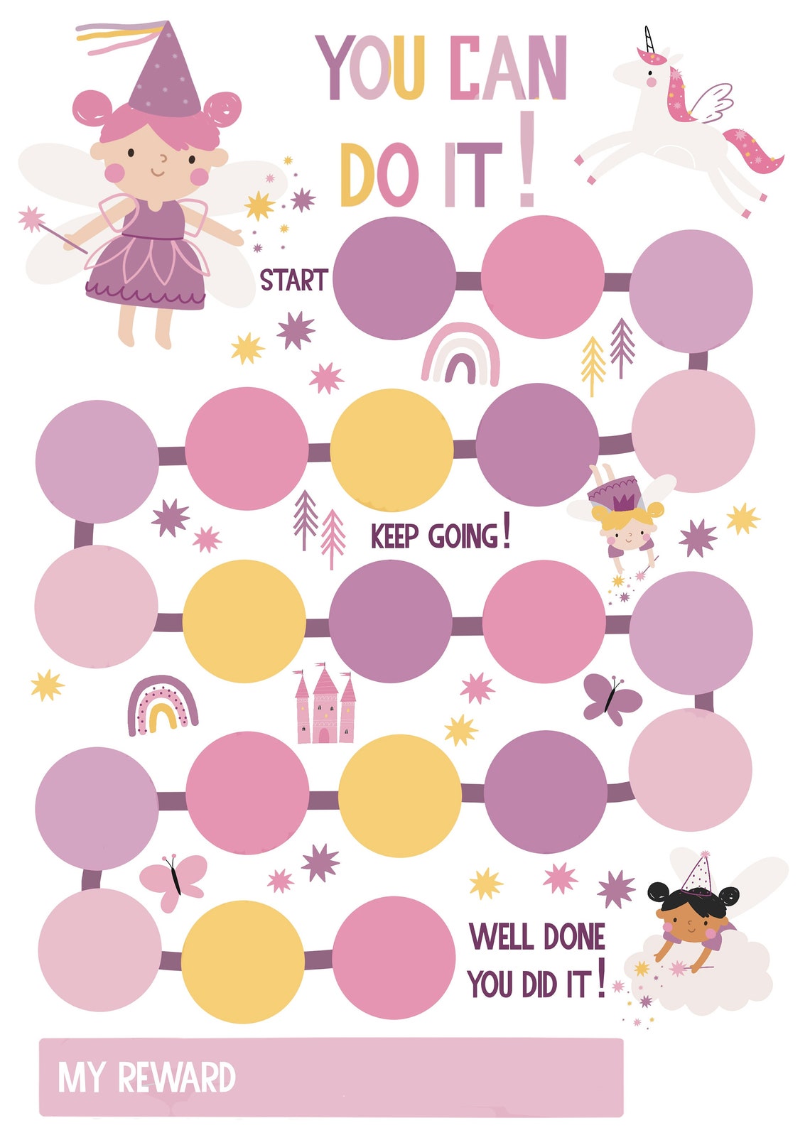 Reward Chart Bundle Four Reward Charts for All the Family - Etsy