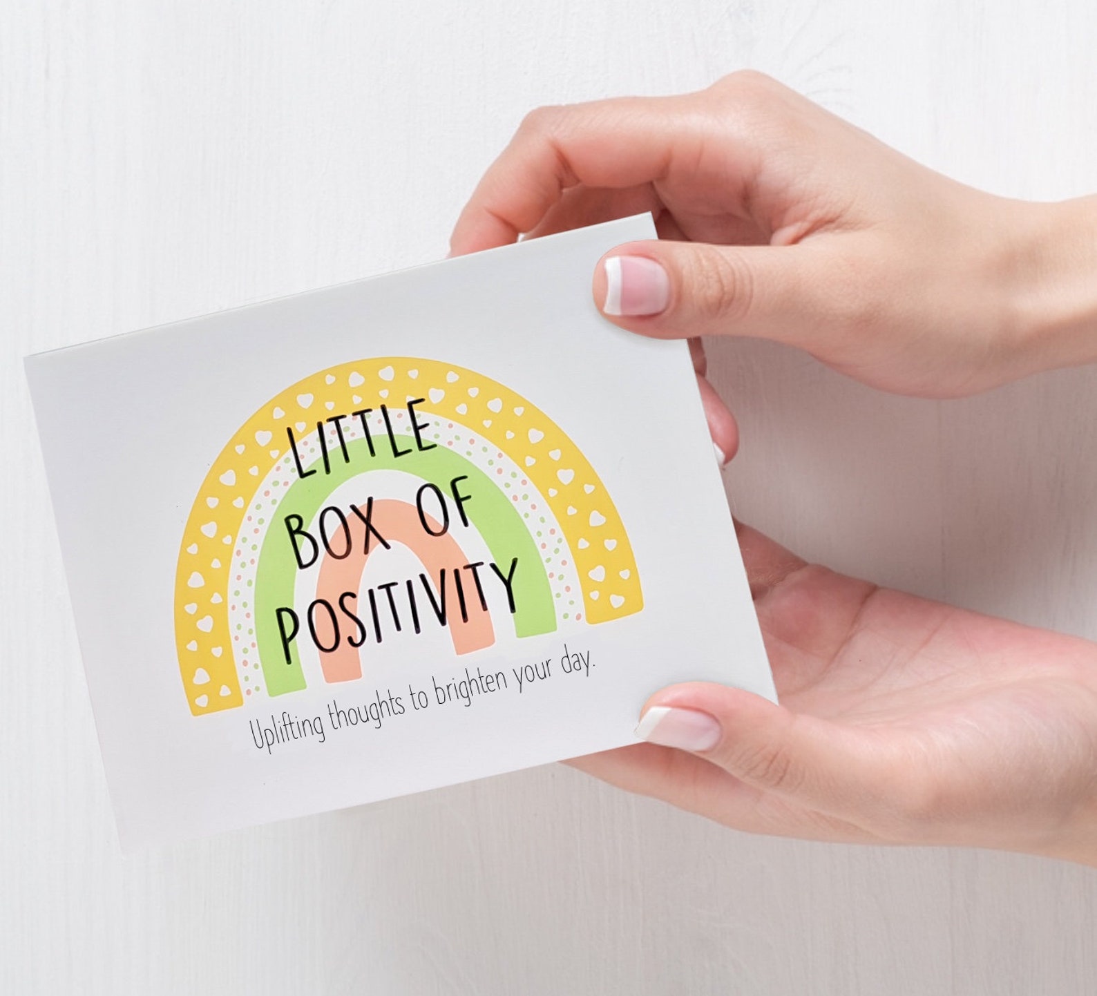 Affirmation Cards Positivity Cards With Wooden Stand Positive - Etsy UK