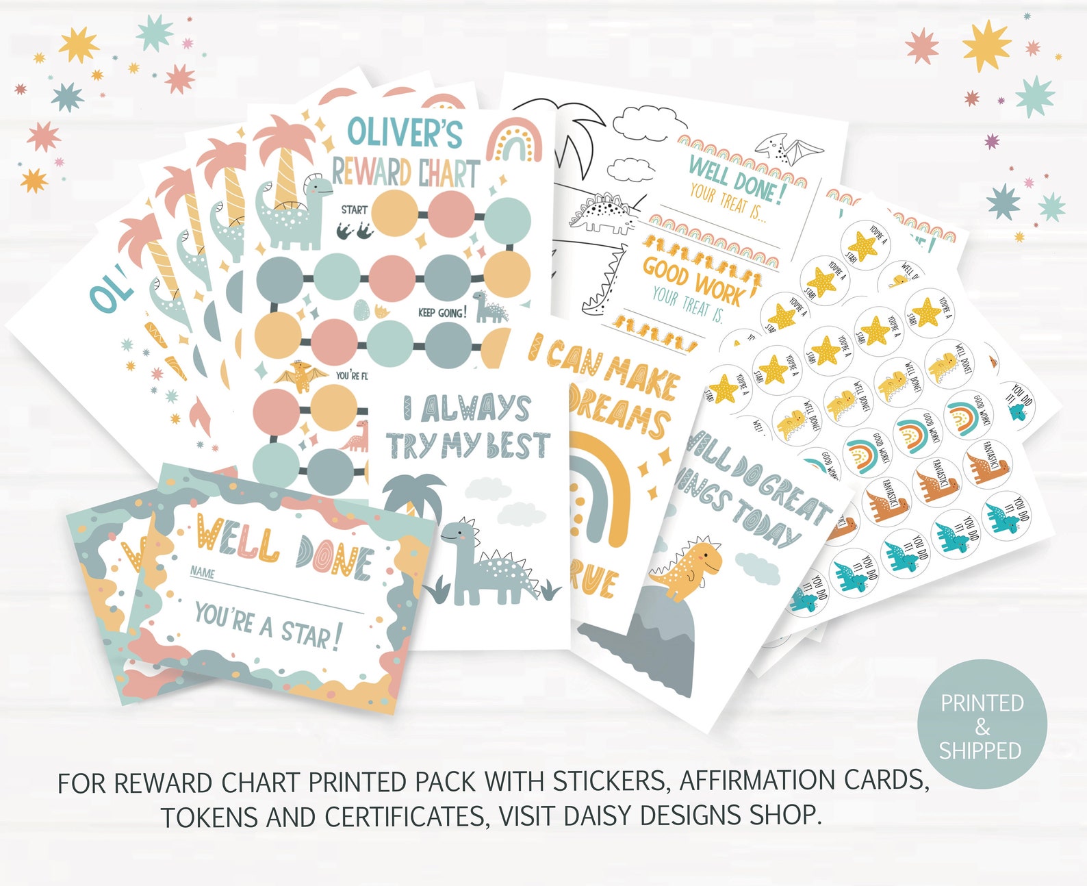 Printable Reward Charts for Kids Editable Reward Chart Print at Home ...