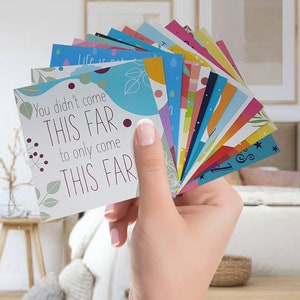 Affirmation Cards Positivity Cards With Wooden Stand, Positive ...