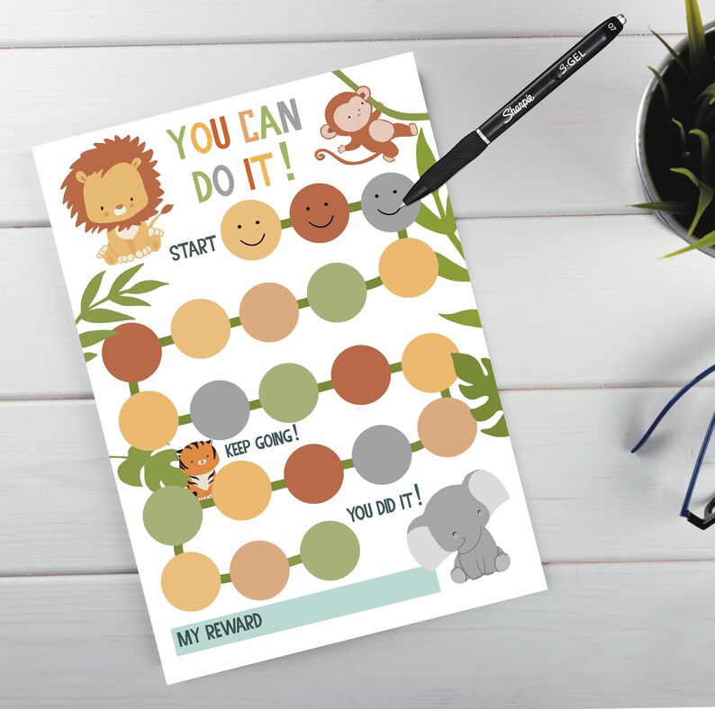 Printable Reward Charts for Kids Editable Reward Chart Print at Home ...