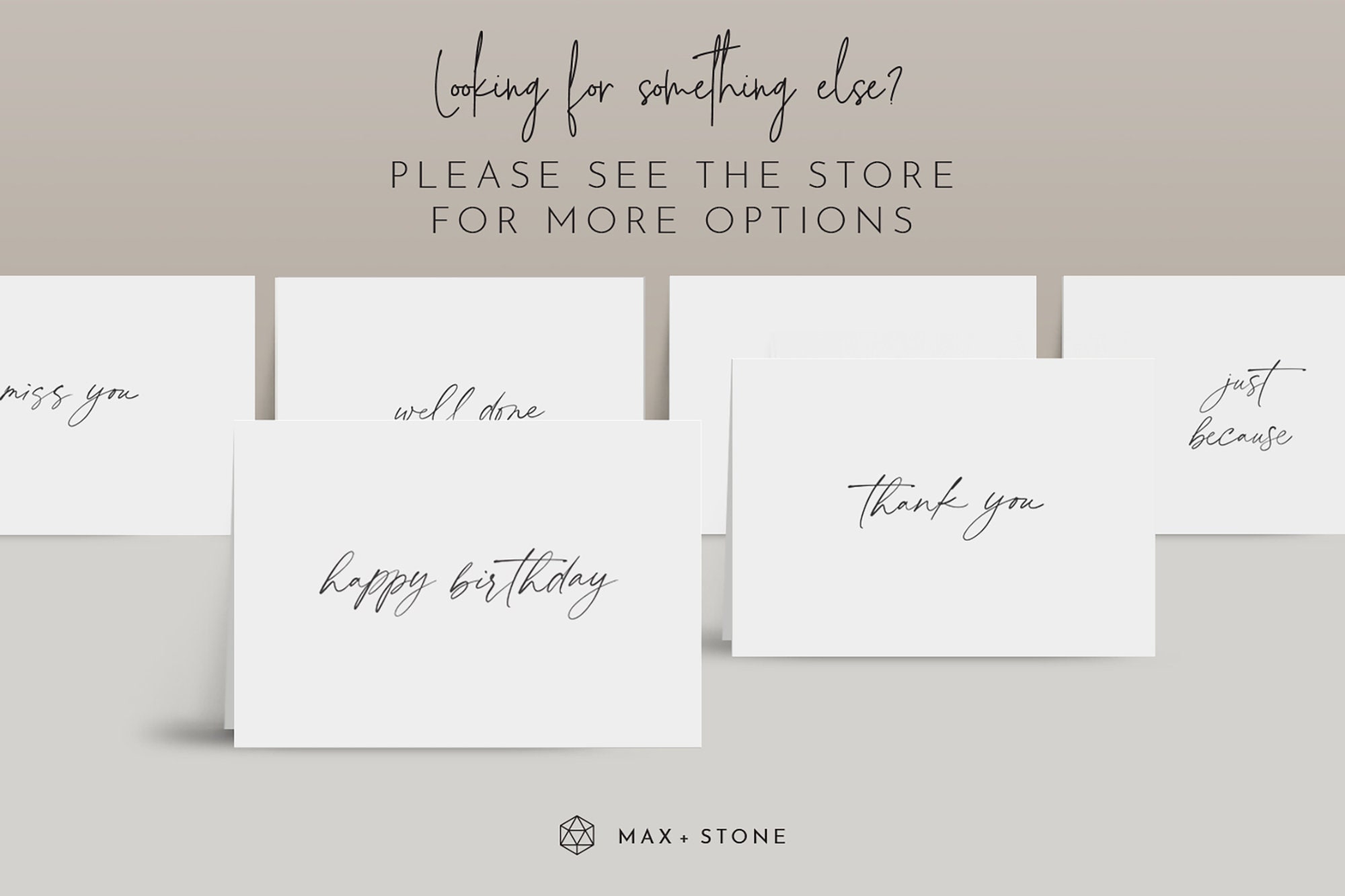 Mini Well Done Cards - 10 Pack // Black or Gold Foil / Small / Simple ...