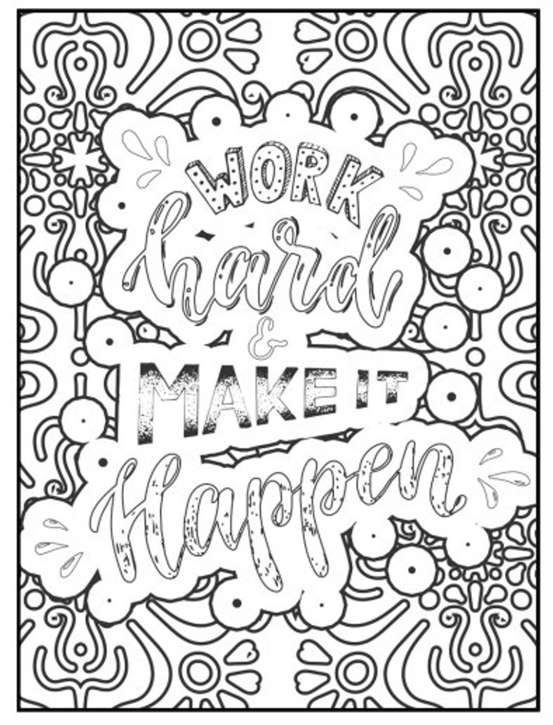 Colouring Pages for Adults! Relax After Work - Etsy