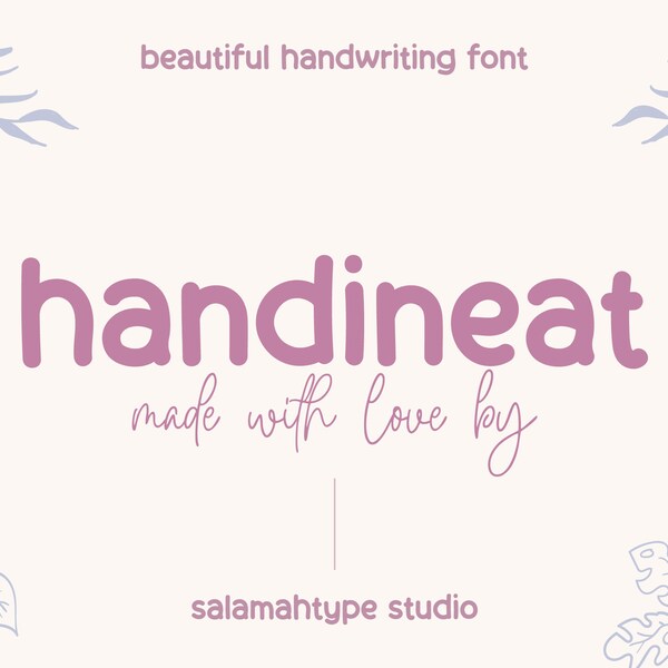 Kawaii Handwriting Font - Etsy