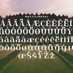 Budaya Classic Display Font: Unique Culture Font - Etsy