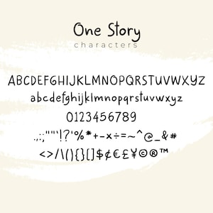 Handwritten Font, Clean Font, Handwriting Font, Canva Font, Neat Font ...