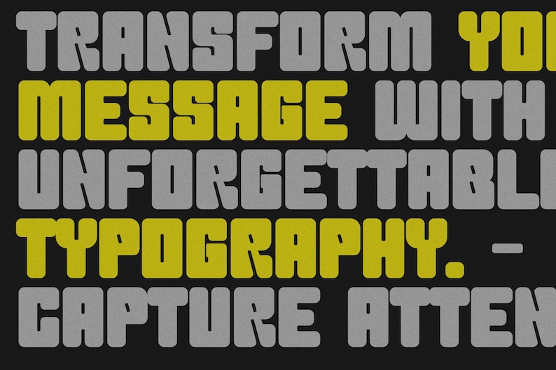 Bold Modern Font for Logos: Heavy Display Font - Etsy