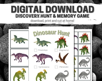 Dinosaur Scavenger Hunt | Etsy