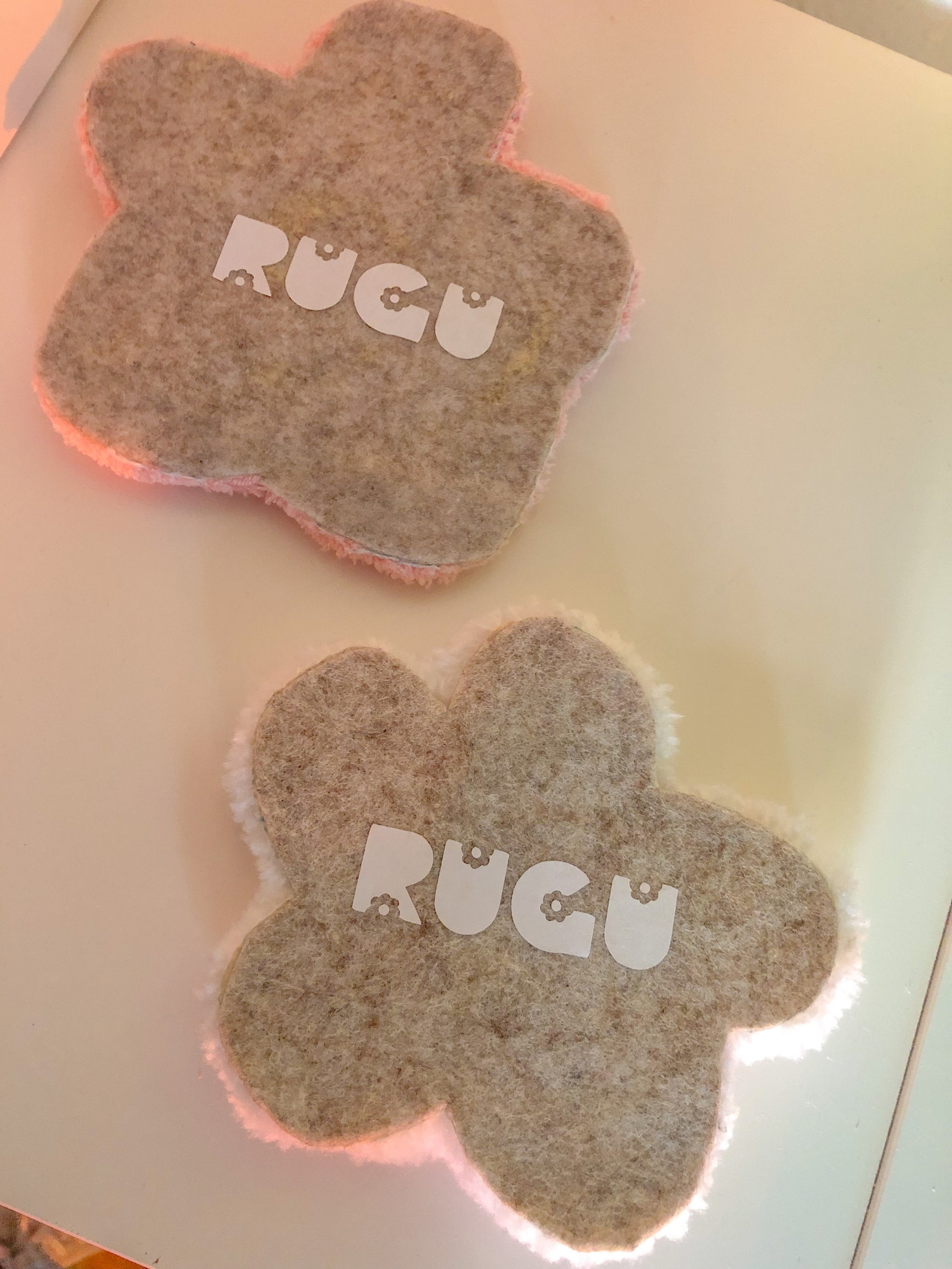 Handmade Tufted Mini Rugs | Flower Shaped Mug Coasters - Etsy