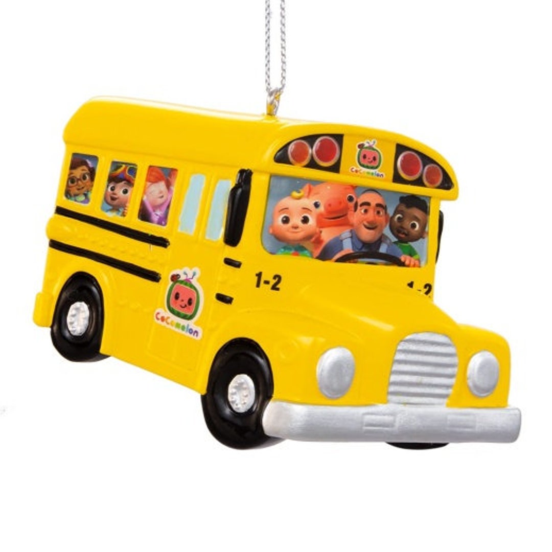 Cocomelon Bus Personalization Ornament - Etsy