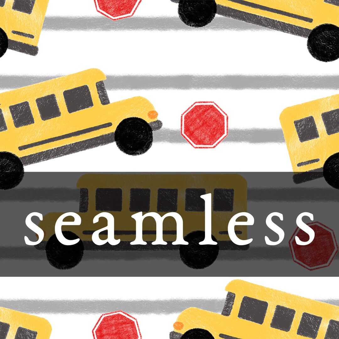 School Bus Seamless File | Stripe Seamless | Seamless Stripes | School ...