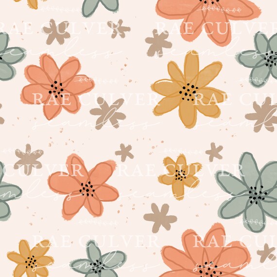 Boho Daisy — RaeCulverSeamless