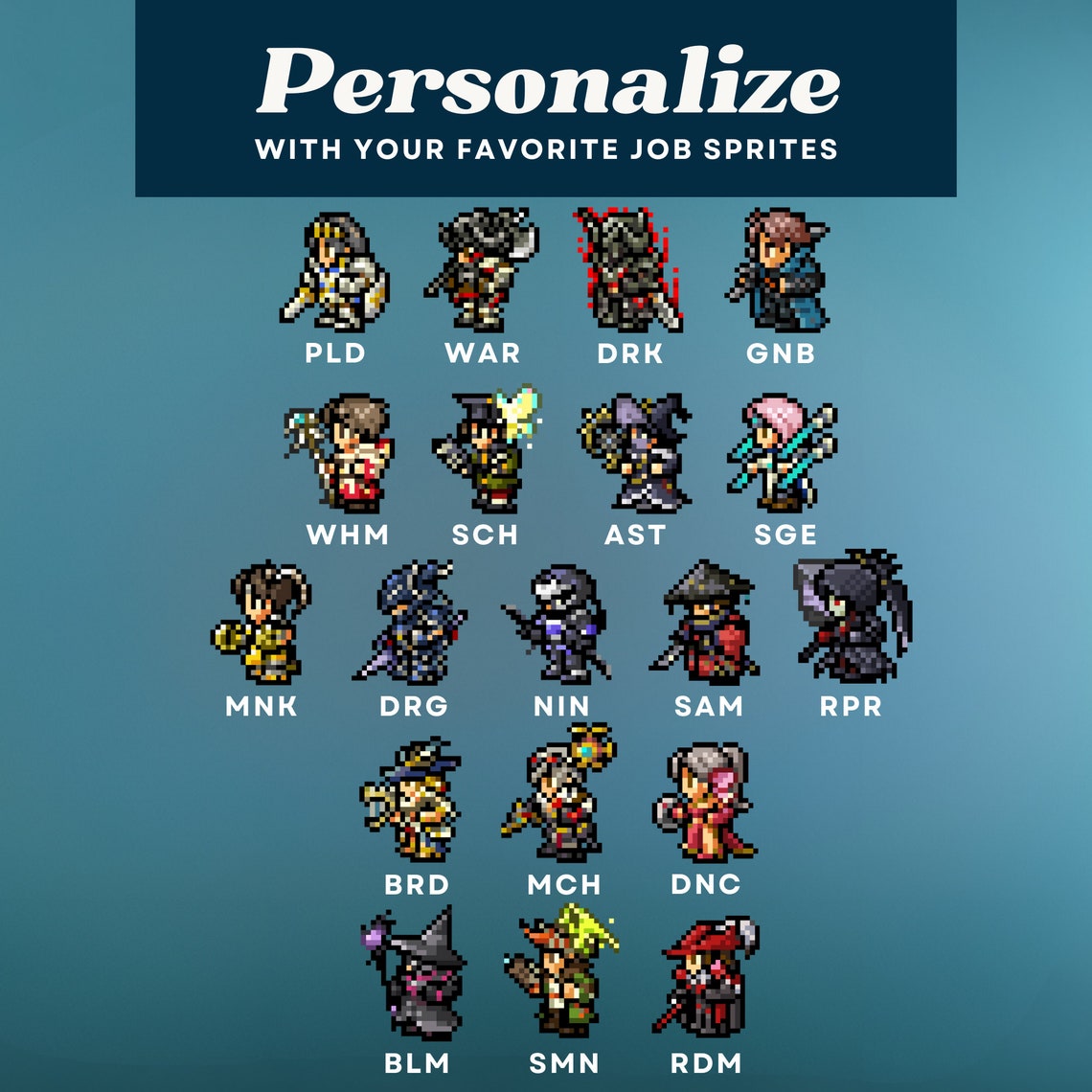 Personalized Deep Dungeon Sprites Shirt FFXIV Gamer Shirt Gift - Etsy