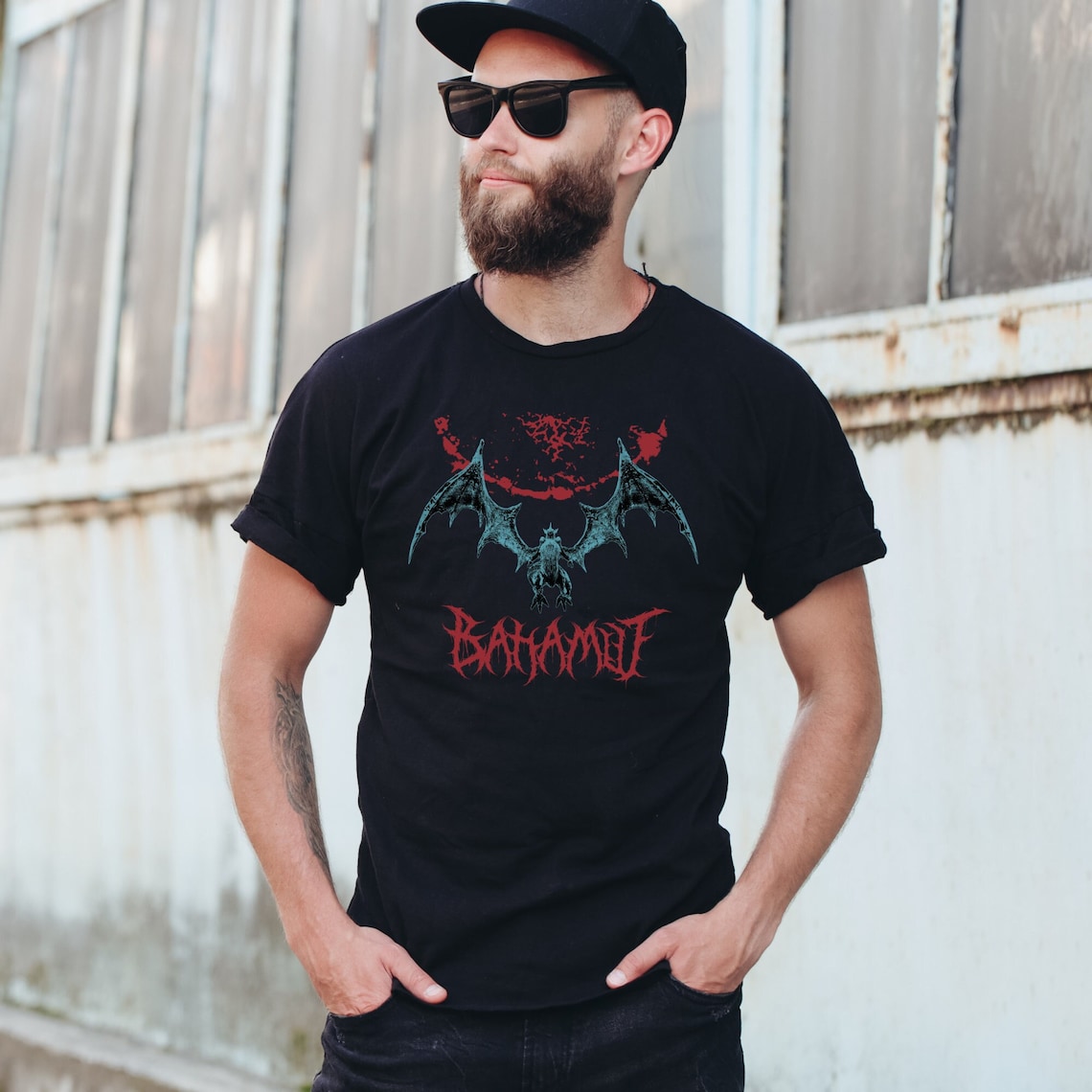 Bahamut Shirt Edgy FFXIV Gamer Shirt Gift - Etsy