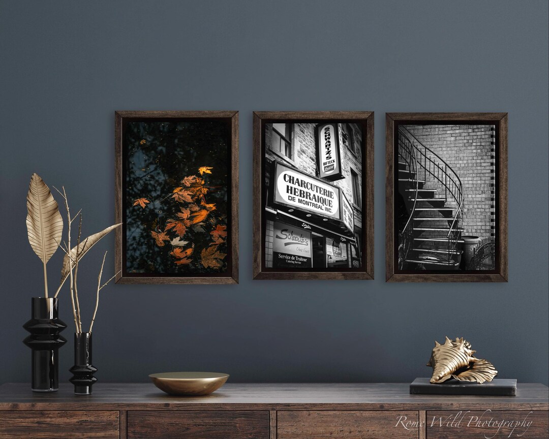 Le Plateau Black & White Wall Art Print - Downtown Montreal Landmark ...