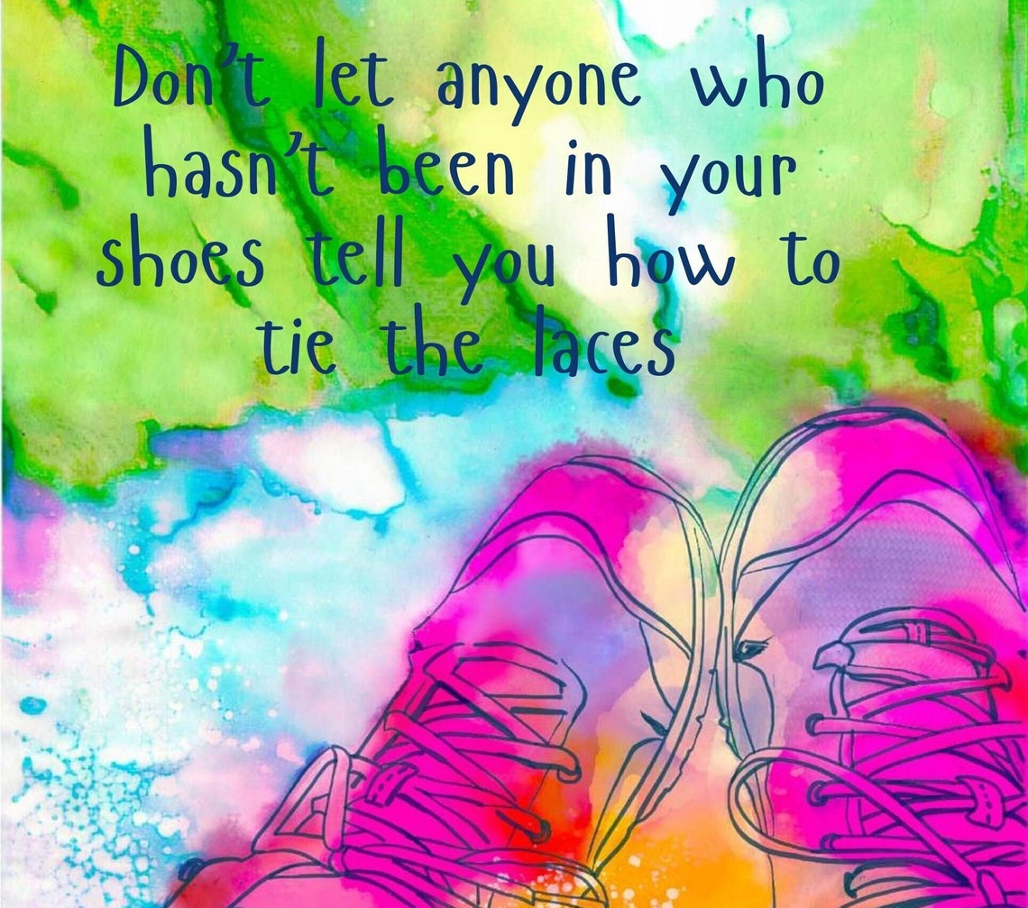 Walking in Your Shoes Motivational Digital Download - Etsy