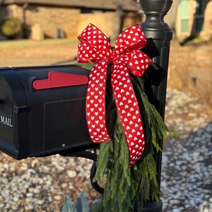 Festive Mailbox Bow: Add Holiday Cheer to Your Curbside Décor - Etsy
