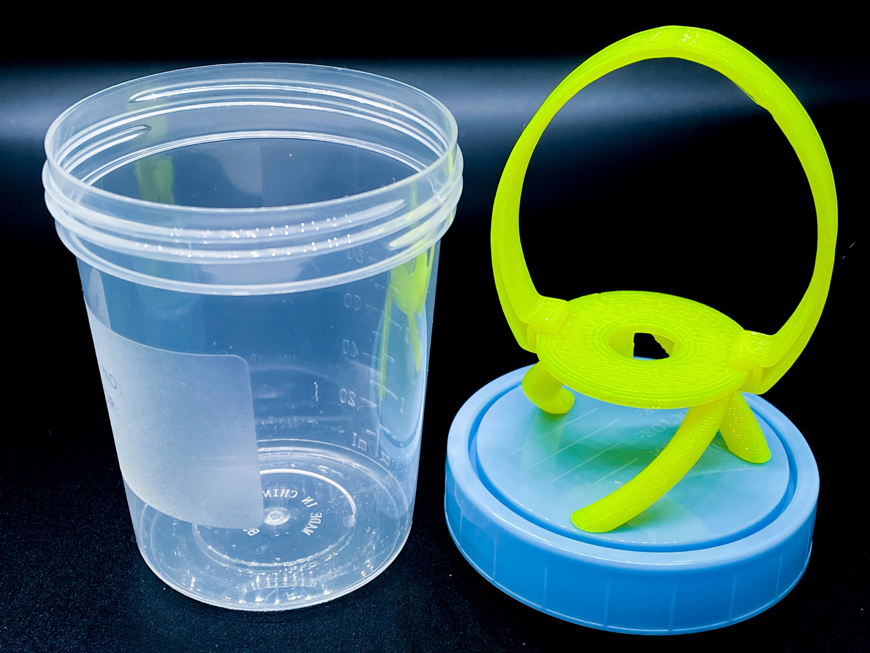Coral Frag Transport Cups - UV Reactive, 4oz. Specimen Cup 3D Printed ...