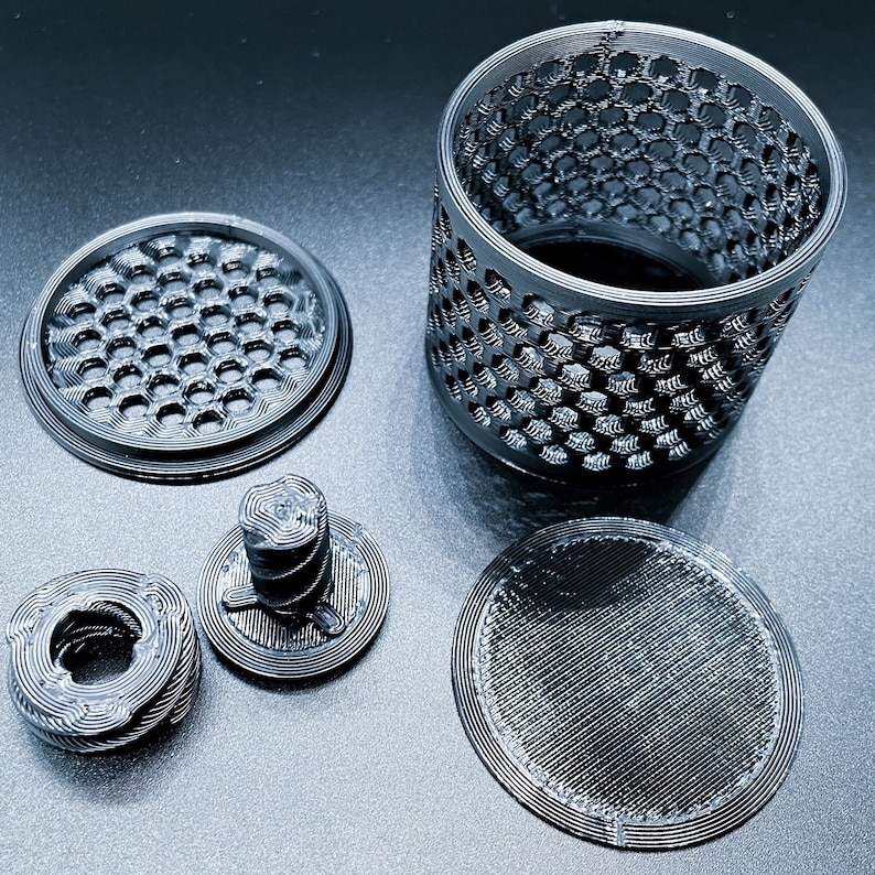 Coral Mushroom Box Keeper - 50mm Diameter 3D Printed PETG Multi-pack ...