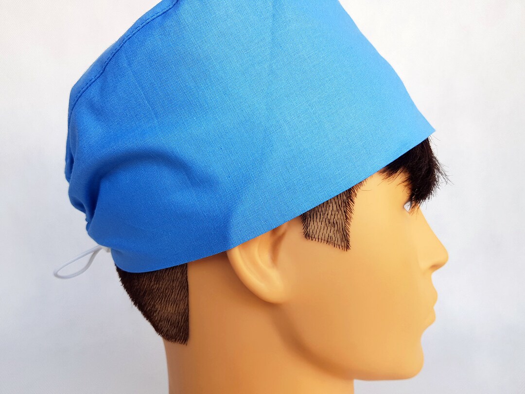Bluescrub Cap With Regulator, Men's Surgical Caps, Scrub Hats for Men ...