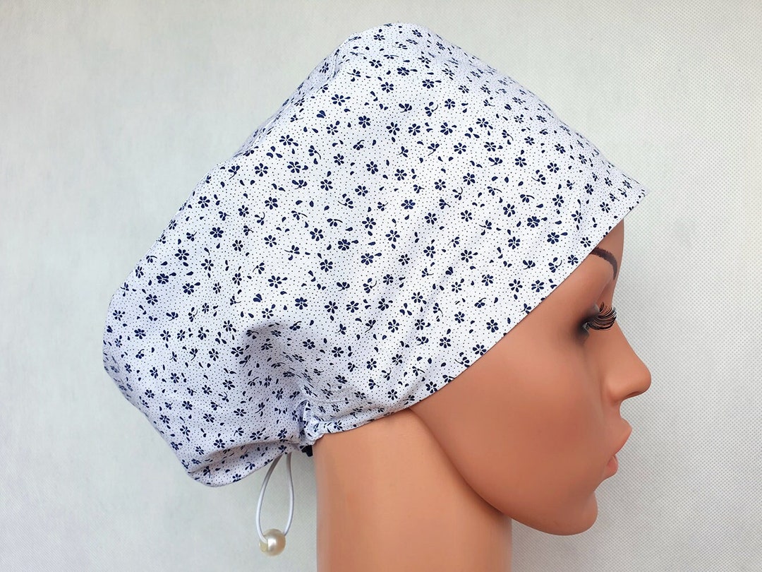 Scrub Cap With Regulator, Women's Surgical Caps, Scrub Hats for Women ...