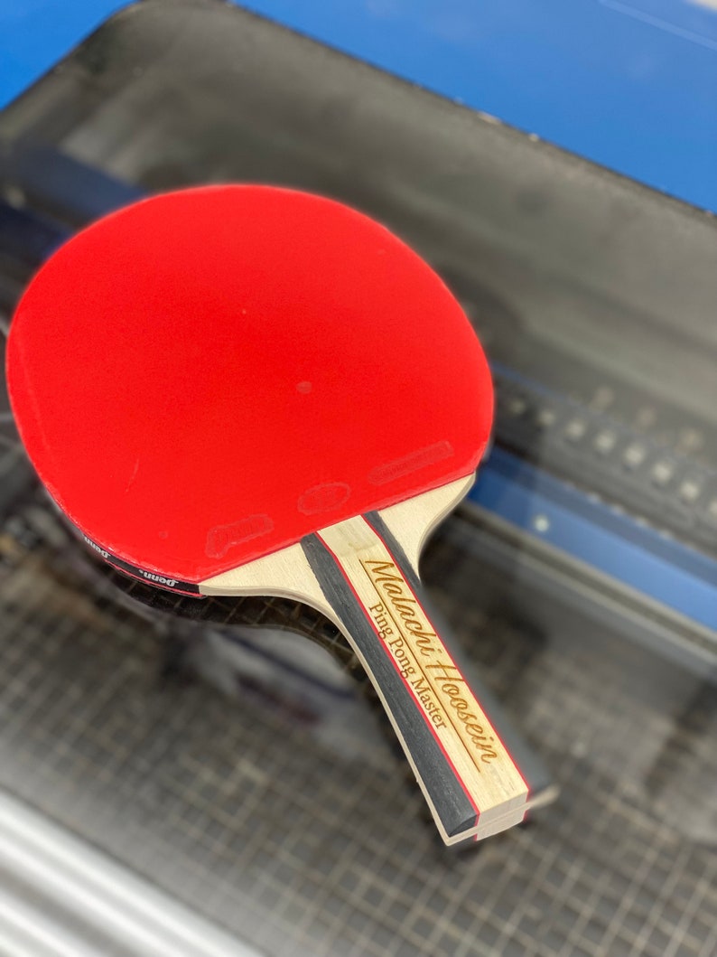 Custom Engraved Ping Pong Paddle - Etsy