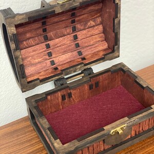 Rustic Wooden Treasure Chest - Unearth a Sense of Adventure - Etsy