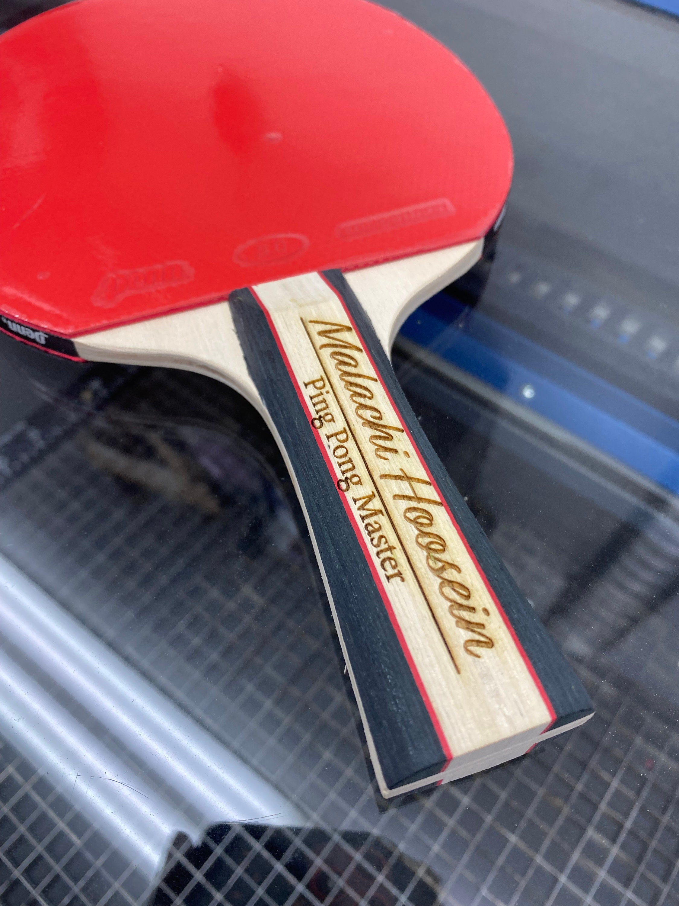 Custom Engraved Ping Pong Paddle - Etsy