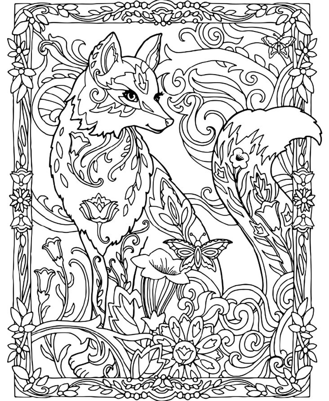 Wild Whirls: an Animal Mandala Coloring Odyssey 2 - Etsy