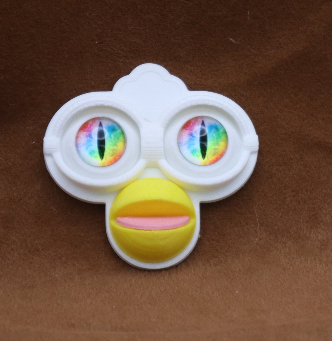 Sinister Furby Faceplate With Snake Eyes Customizable for Long Furby - Etsy