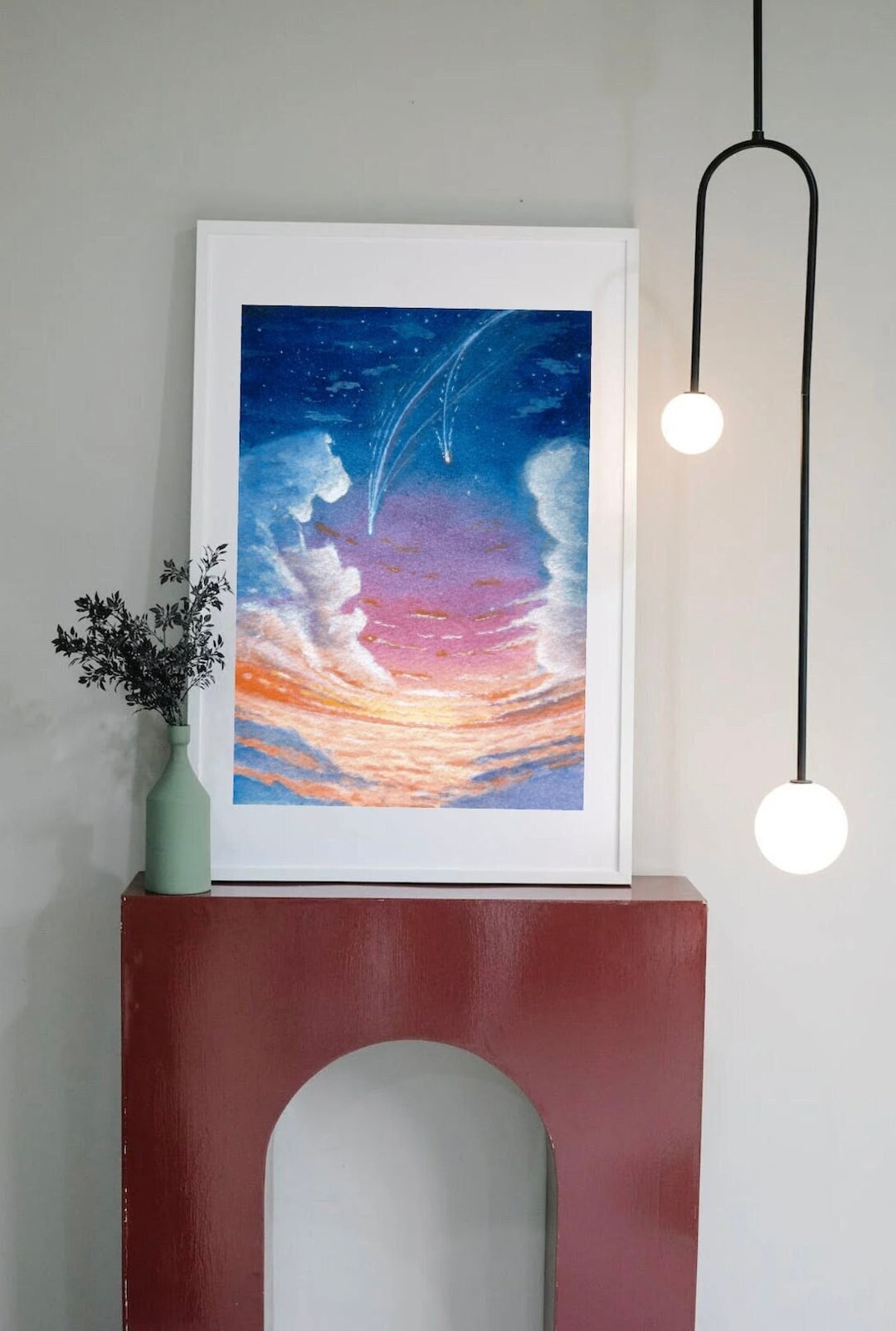Your Name, Kimi No Nawa Poster, Radwimps Painting, Anime Fan Poster ...