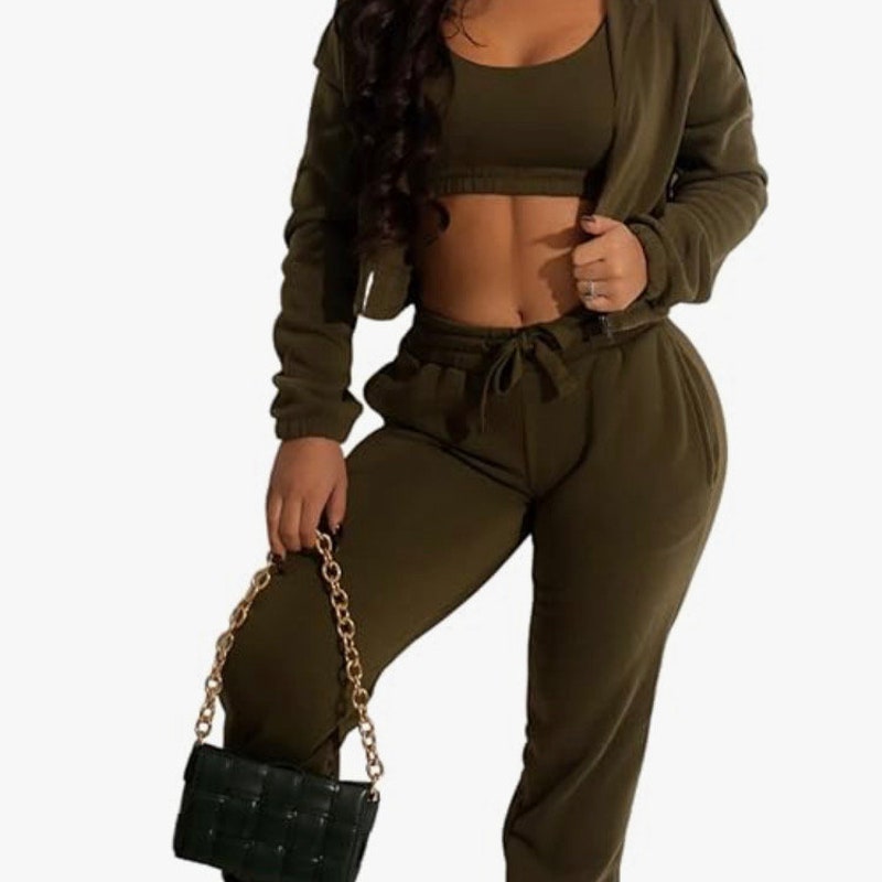 Women 3 Piece Tracksuit - Etsy