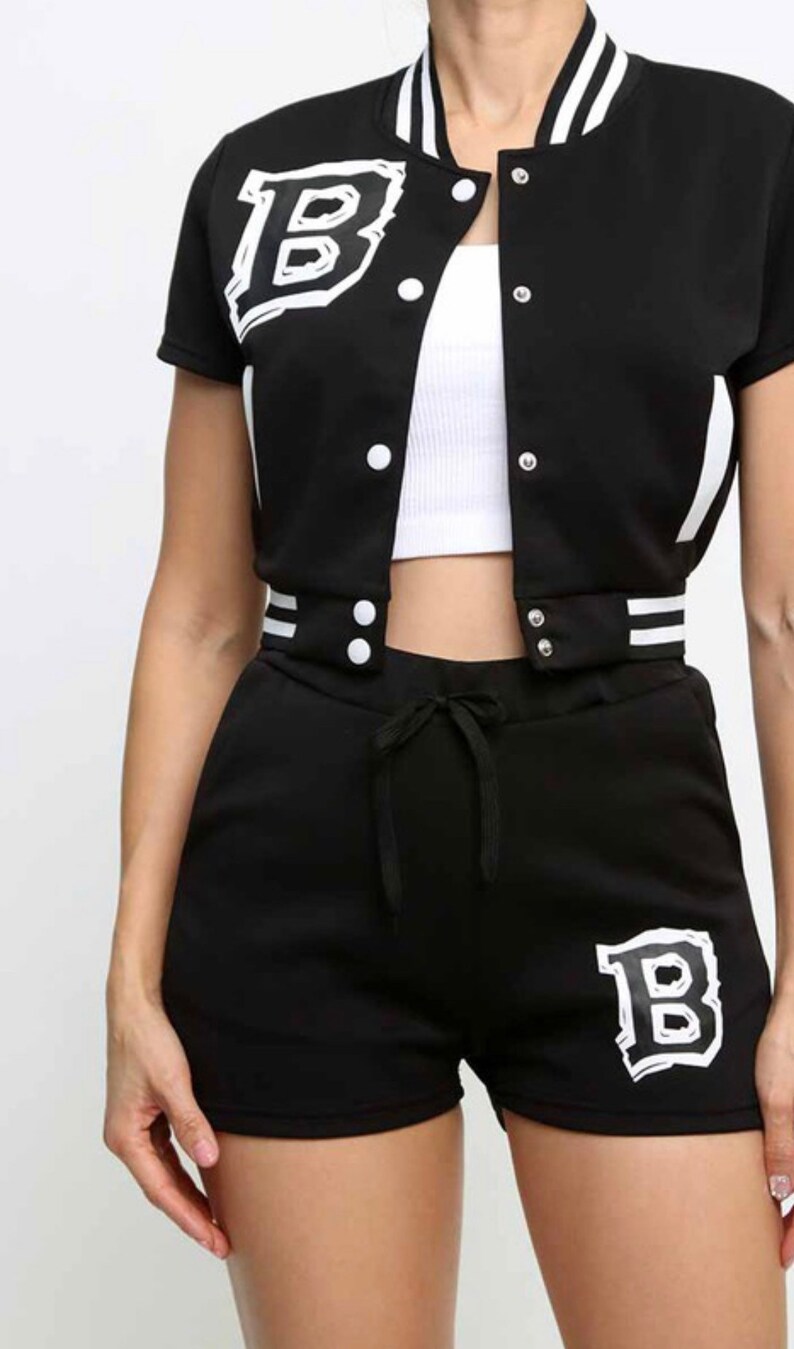 Womens Varsity Style Shorts Set - Etsy