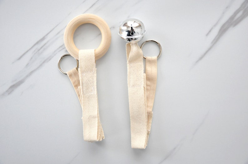 Set of 4x Montessori Tactile Mobile Montessori Bell and Ring - Etsy