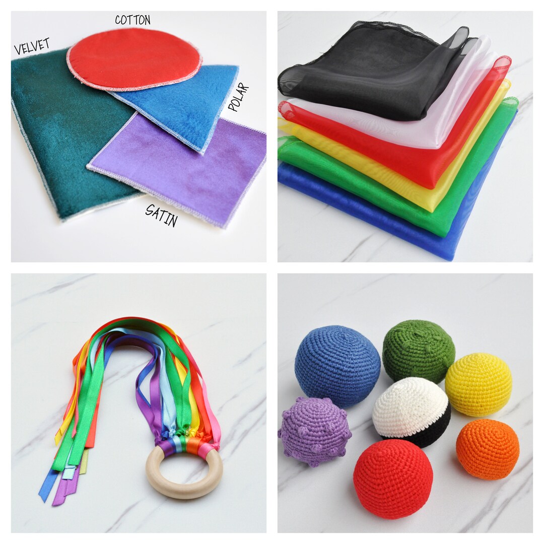 Newborn Baby Sensory Box Newborn Baby Sensory Flashcards - Etsy