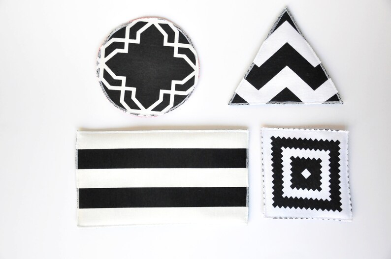 Newborn Baby Sensory Flashcards Black & White Flashcards New - Etsy