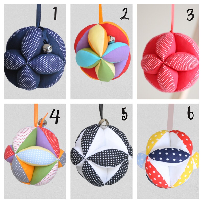 Set of 4x Montessori Tactile Mobile Montessori Bell and Ring - Etsy