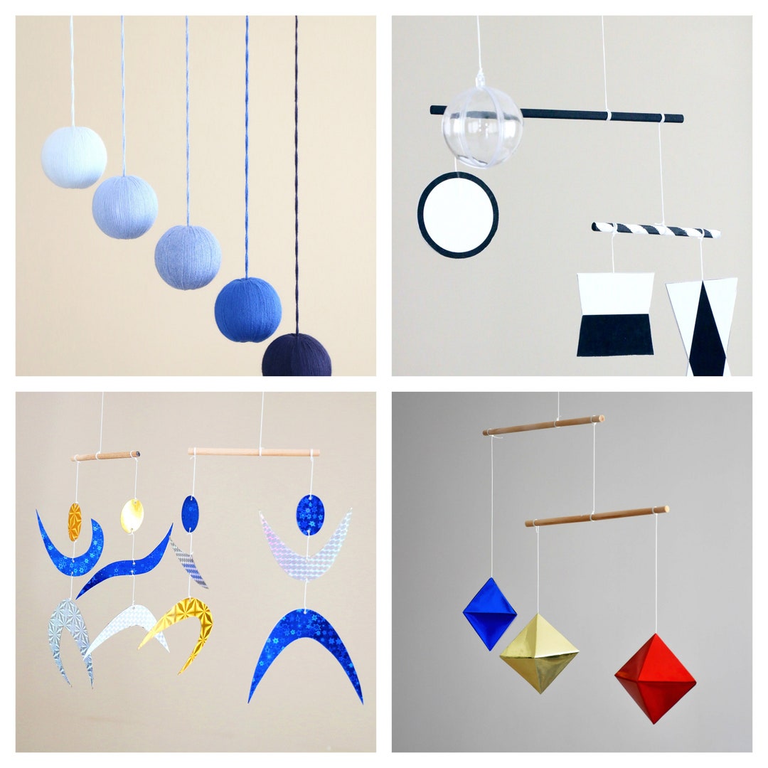 Set of 4x Montessori Mobile Munari Mobile Gobbi Mobile - Etsy
