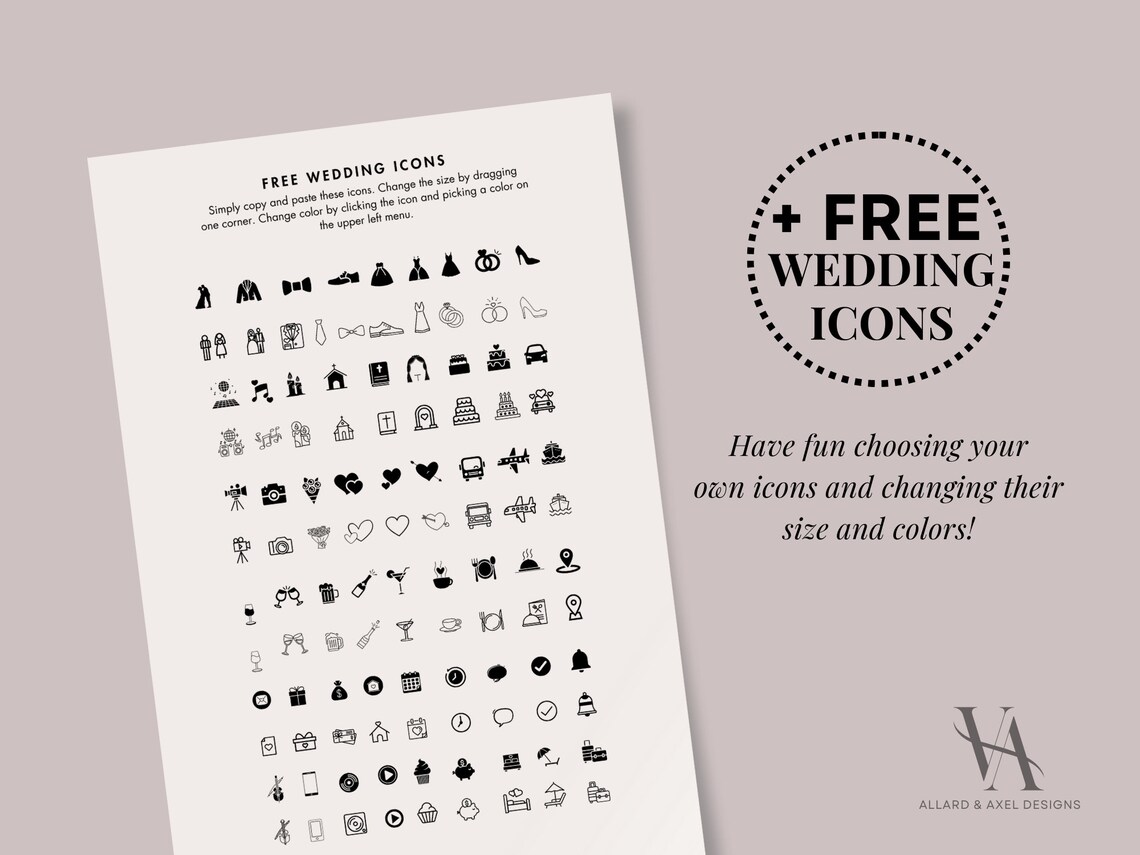 Infographic Wedding Program Wedding Infographic Fun Wedding - Etsy
