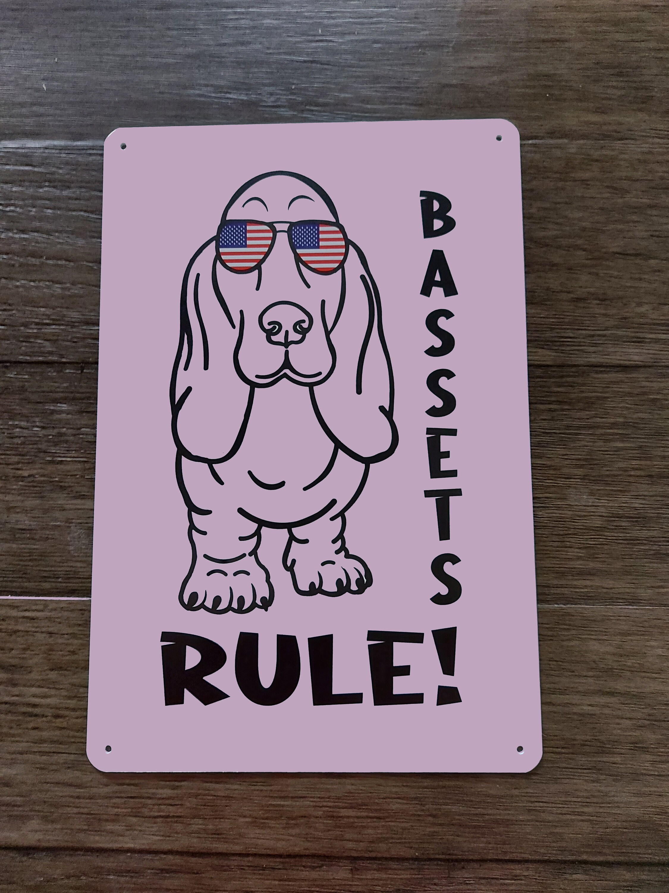 Basset Hound Yard Sign Basset Hound Art Basset Hound Gifts - Etsy