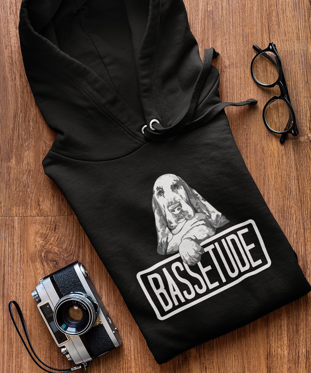 Basset hound Hoodie, basset hound, basset hound gift, vaccinated ...