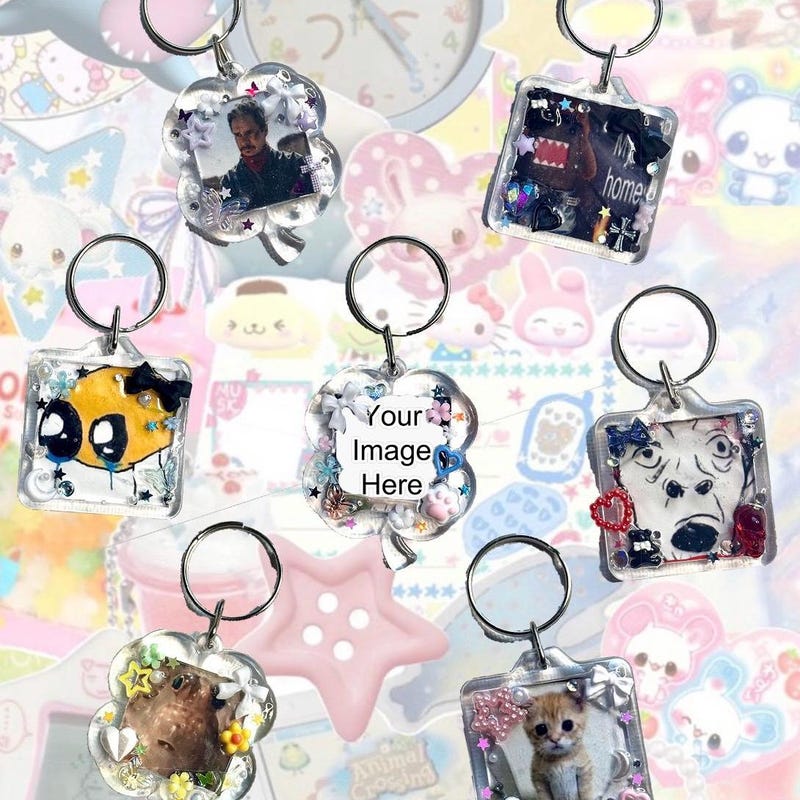 Custom Keychain Decora - Etsy