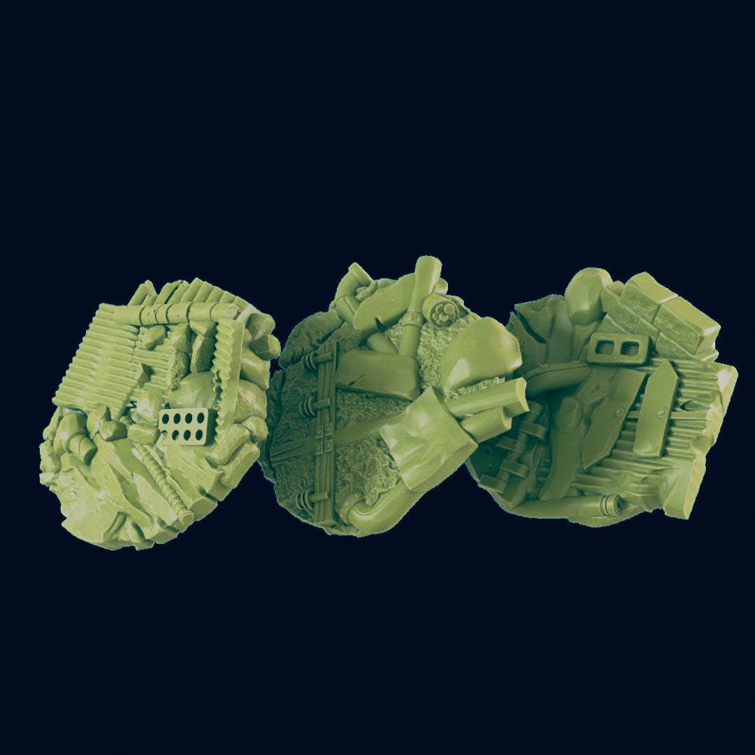 Two-inch Base Toppers - Set of 9 by EC3D Designs, Great for Cyberpunk ...