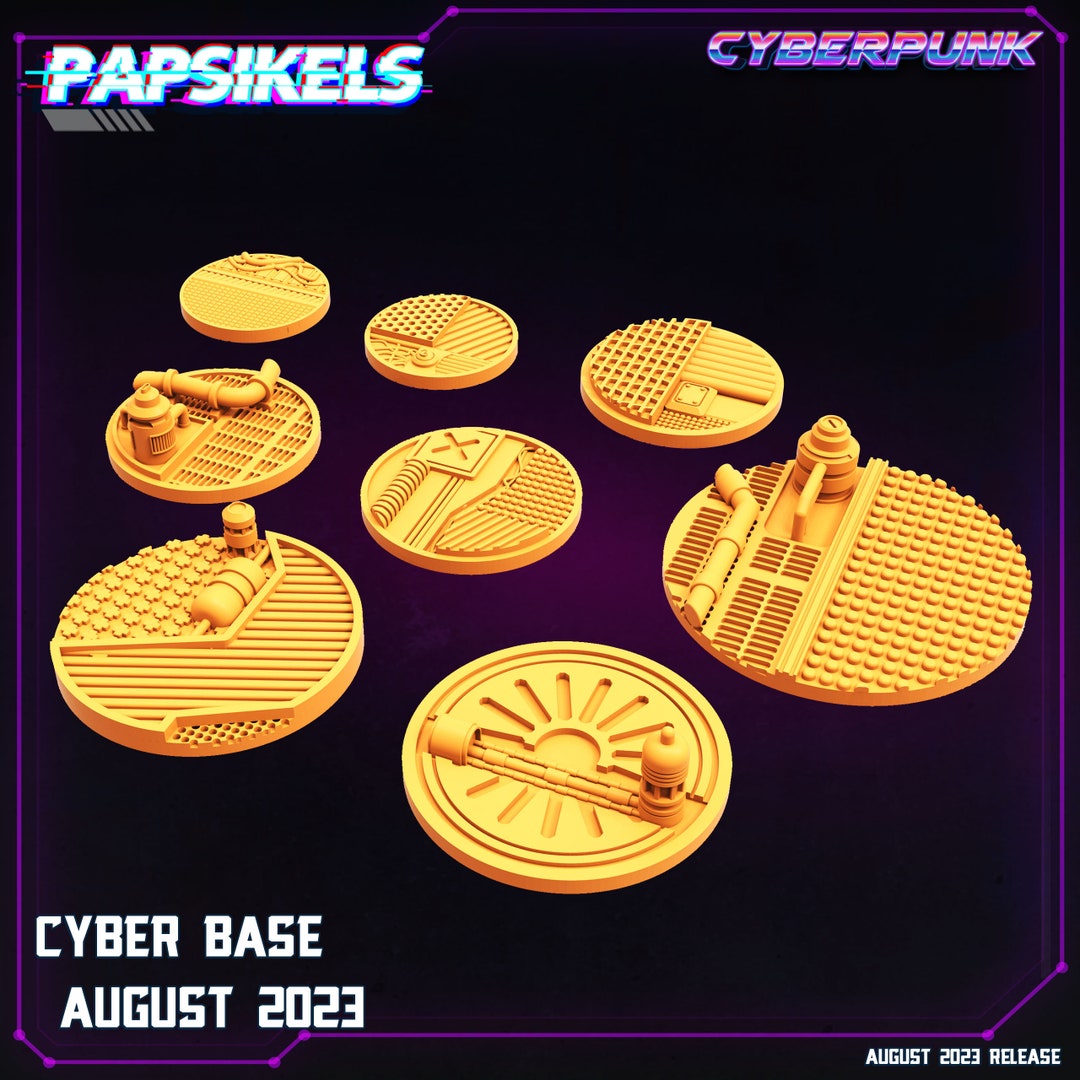 Cyber Bases by Papsikels Great for Shadowrun and Other Scifi Table Top ...