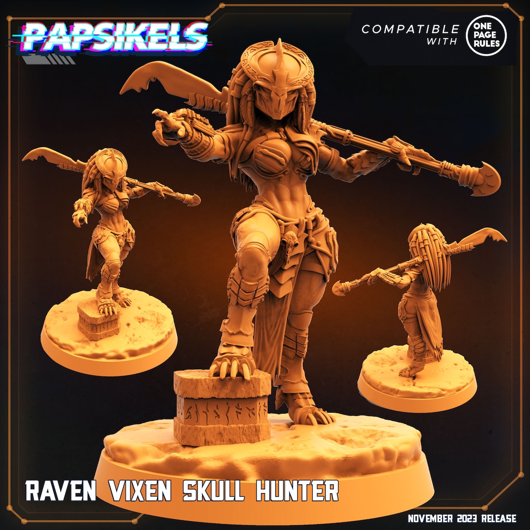 Raven Vixen Skull Hunter by Papsikels Great for Cyberpunk,shadowrun ...