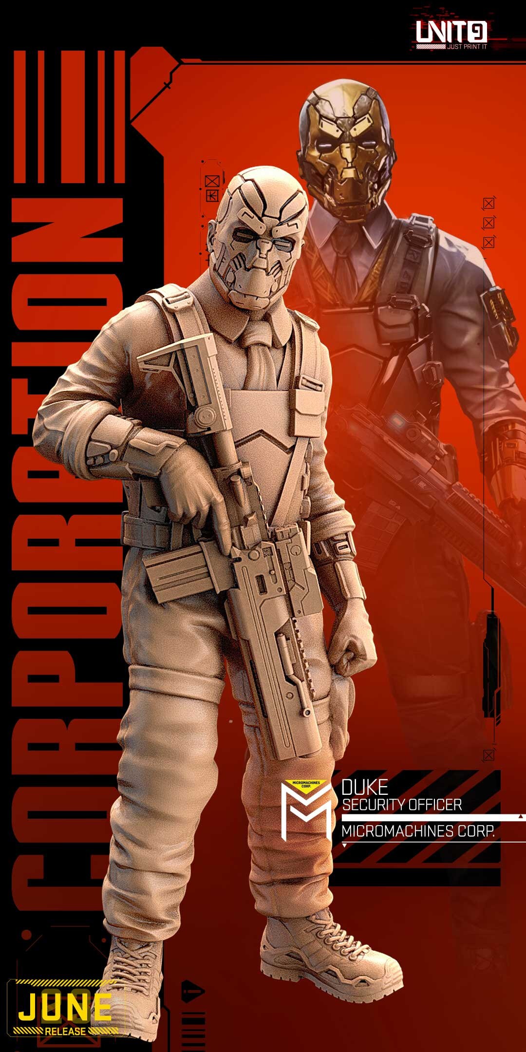 Duke Security Officer Micromachines Corp. From Unit 9 Great for ...