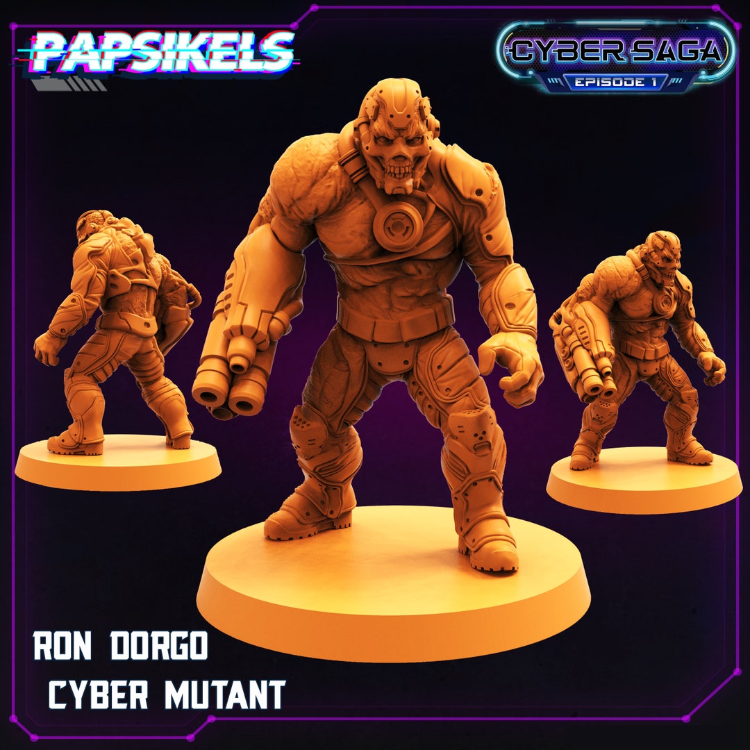 Ron Dorgo Cyber Mutant by Papsikels Great for Cyberpunk, Shadowrun ...