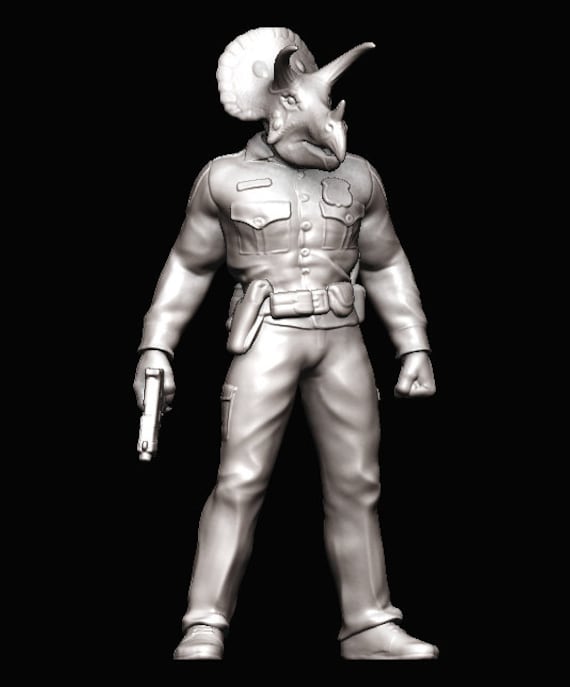 Dinosaur Cop by KLT Studio Great for Crisis Protocol - Etsy