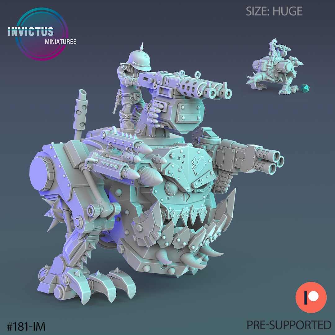 Goblin Mech Beast From Space Horde by Invictus Miniatures Great for ...